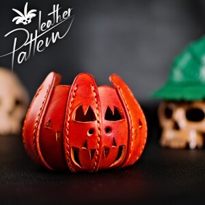 Jack O'lantern Pumpkin Leather Pattern PDF - by Leatherhubpatterns - Etsy