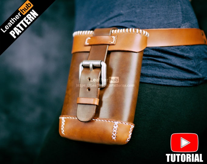 Hip bag patterns - Leather hub patterns and templates