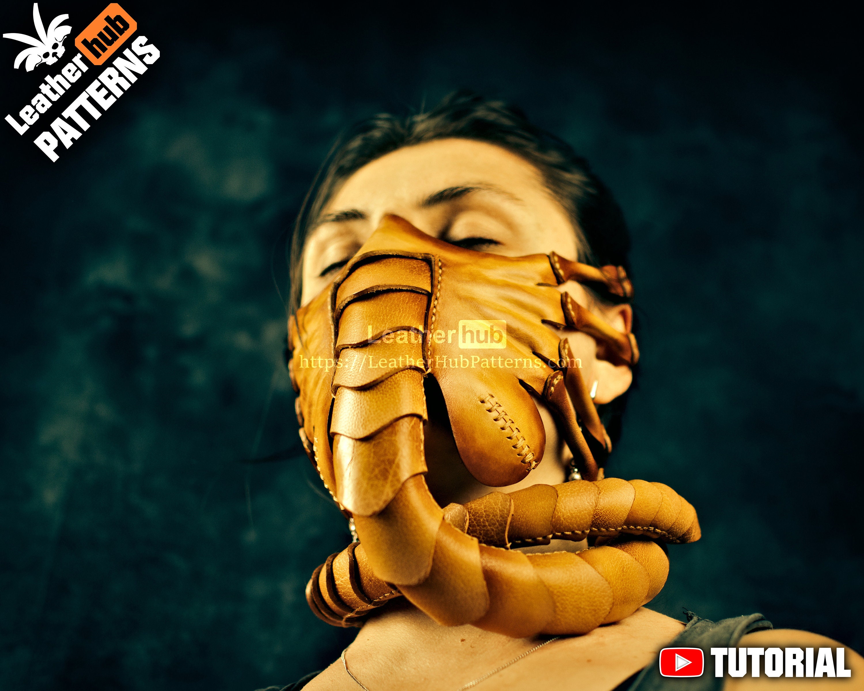 Face Hugger Mask Leather Pattern PDF by Leatherhub - Etsy Canada