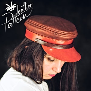 Leather Vintage Cap Pattern PDF - by Leatherhubpatterns - Etsy
