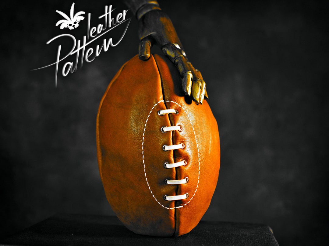 Football Ball Dopp Bag Leather Pattern PDF - by Leatherhubpatterns - Etsy