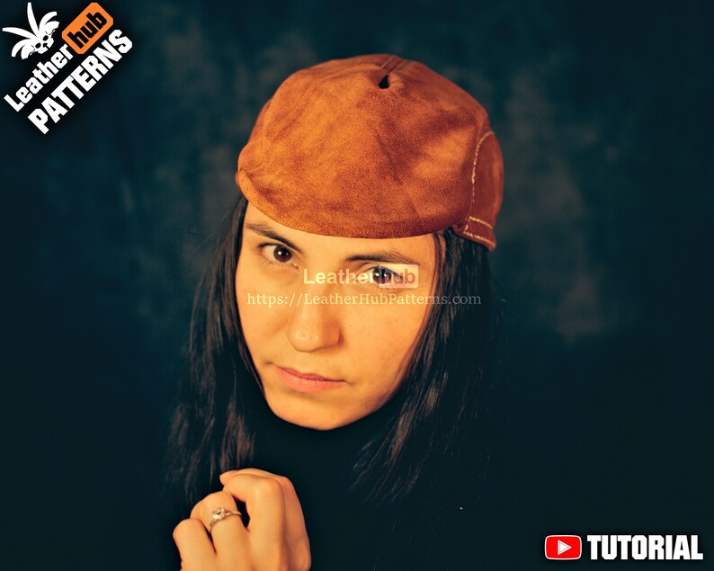 Flat Cap Leather Pattern PDF by Leatherhub - Etsy
