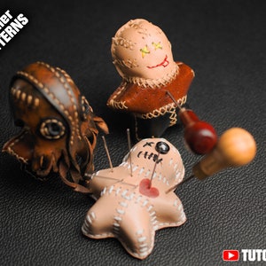 Cthulhu Keychain Leather Pattern PDF by Leatherhubpatterns - Etsy