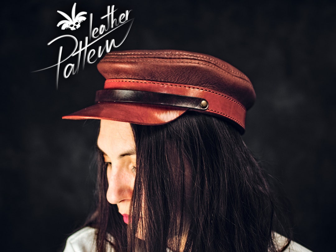 Leather Vintage Cap Pattern PDF - by Leatherhubpatterns - Etsy