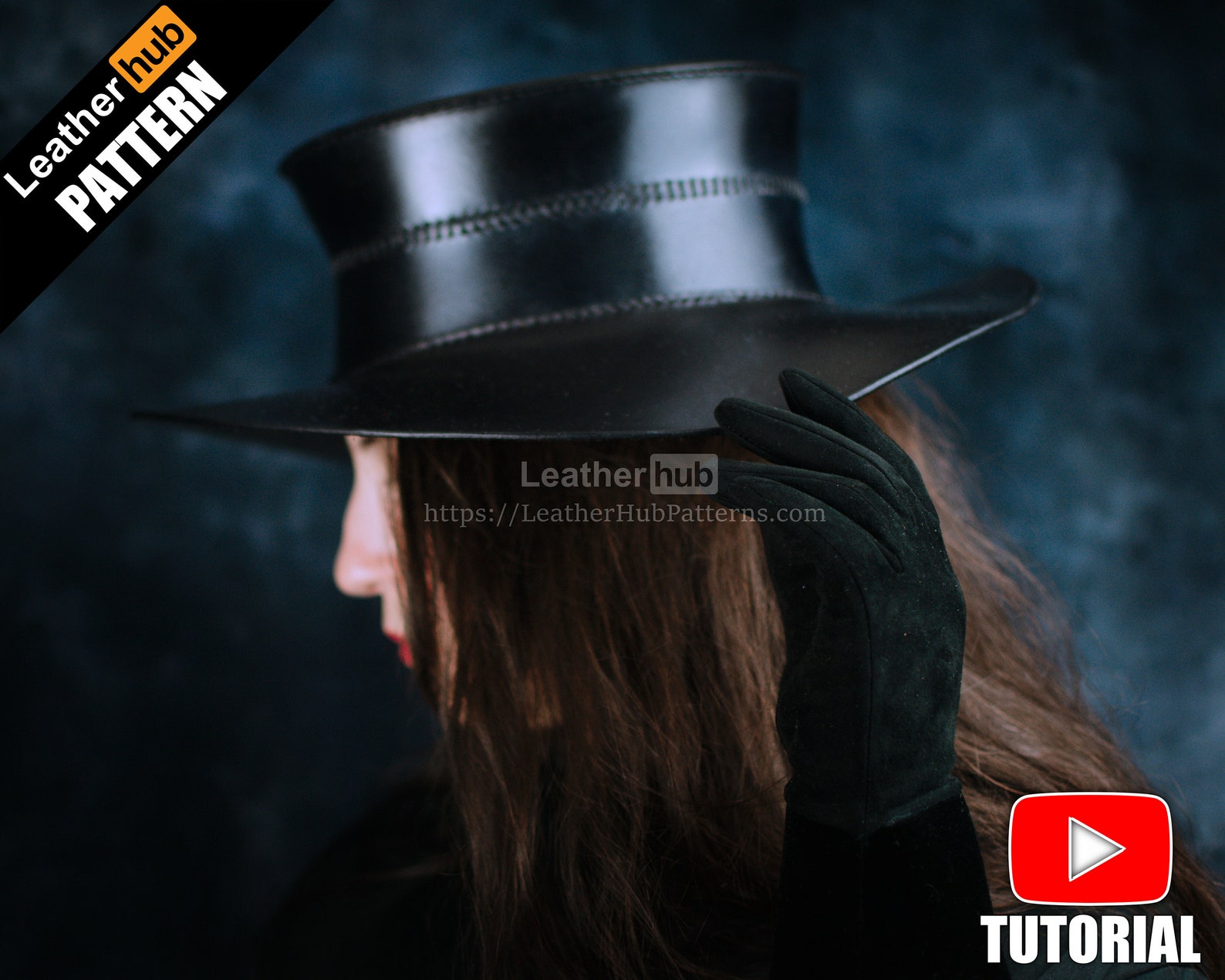 Plague Hat Leather Pattern PDF by Leatherhub - Etsy
