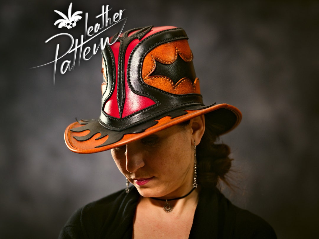 Leather Hat Pattern PDF - the Vampire Lord Hat - by Leatherhubpatterns ...
