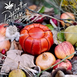 Jack O'lantern Pumpkin Leather Pattern PDF - by Leatherhubpatterns - Etsy