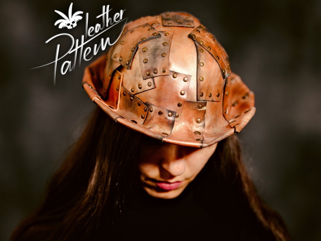 Steampunk Hat Leather Pattern PDF - Derby / Bowler Hat - by ...