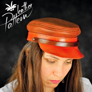 Leather Vintage Cap Pattern PDF by Leatherhubpatterns - Etsy