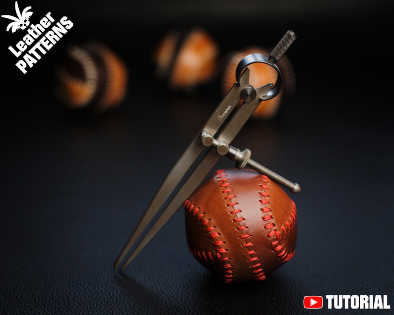 Baseball Leather Pattern PDF by Leatherhubpatterns - Etsy