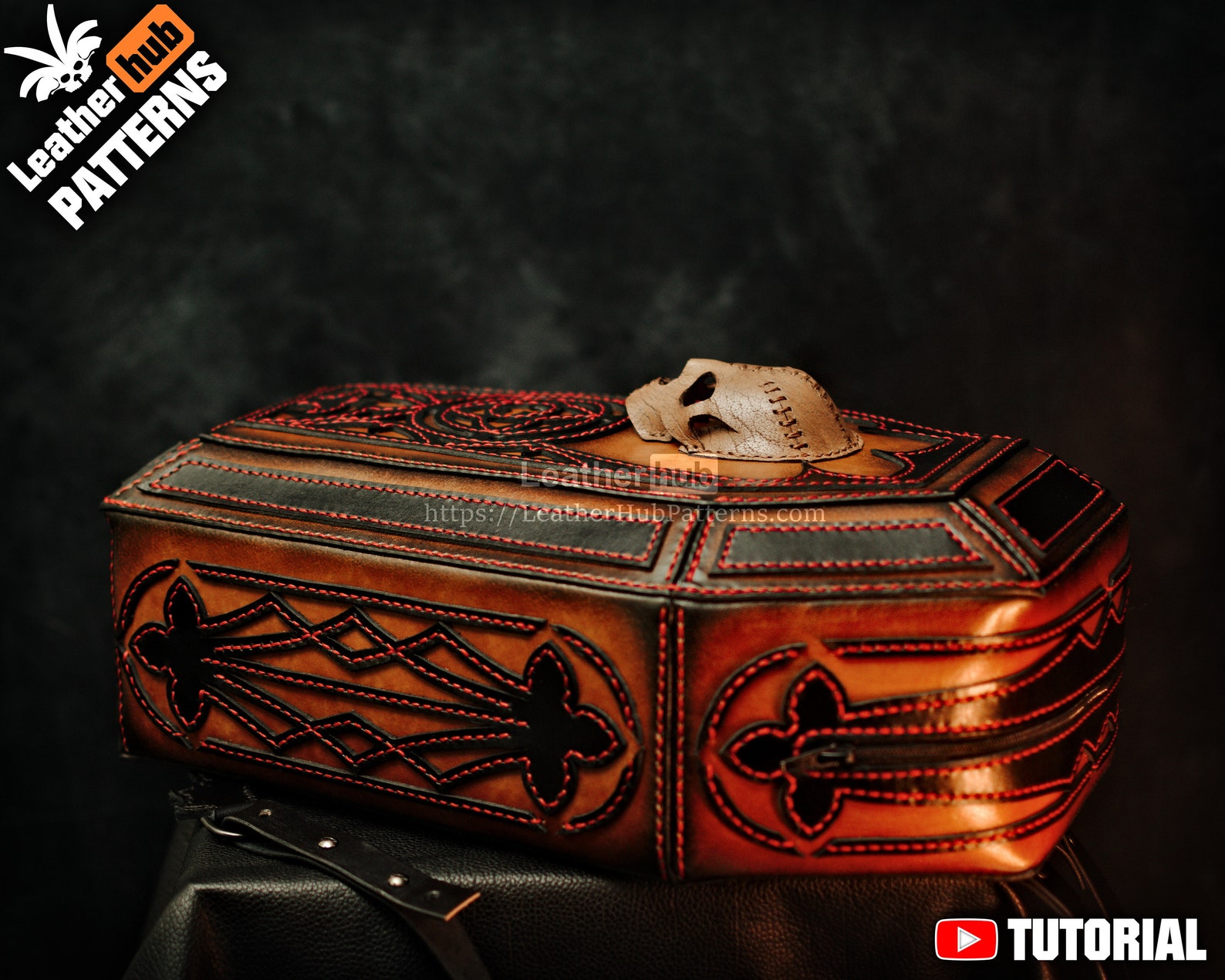 Coffin Backpack Leather Pattern PDF by Leatherhub - Etsy
