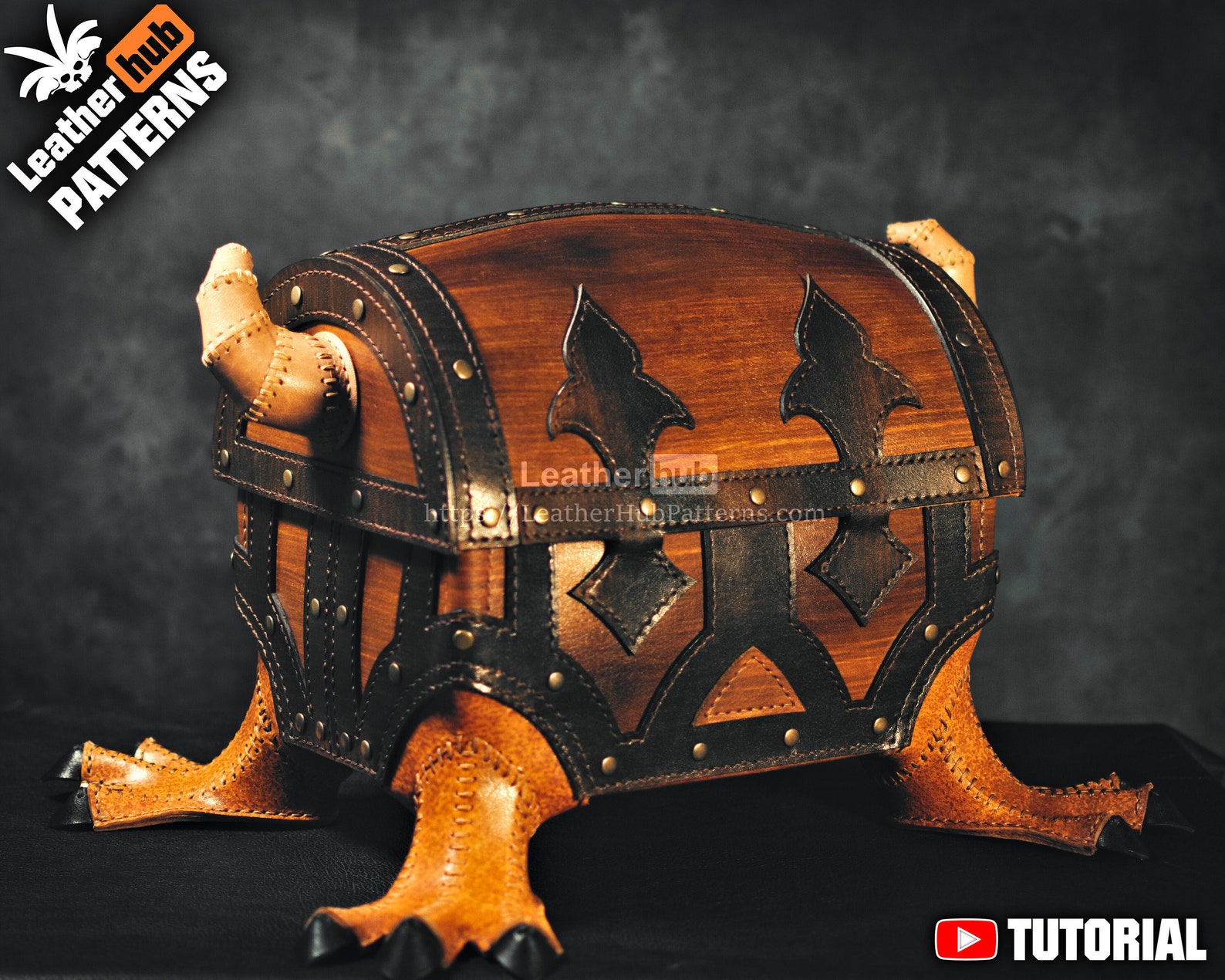Mimic Chest Leather Pattern PDF by Leatherhub - Etsy