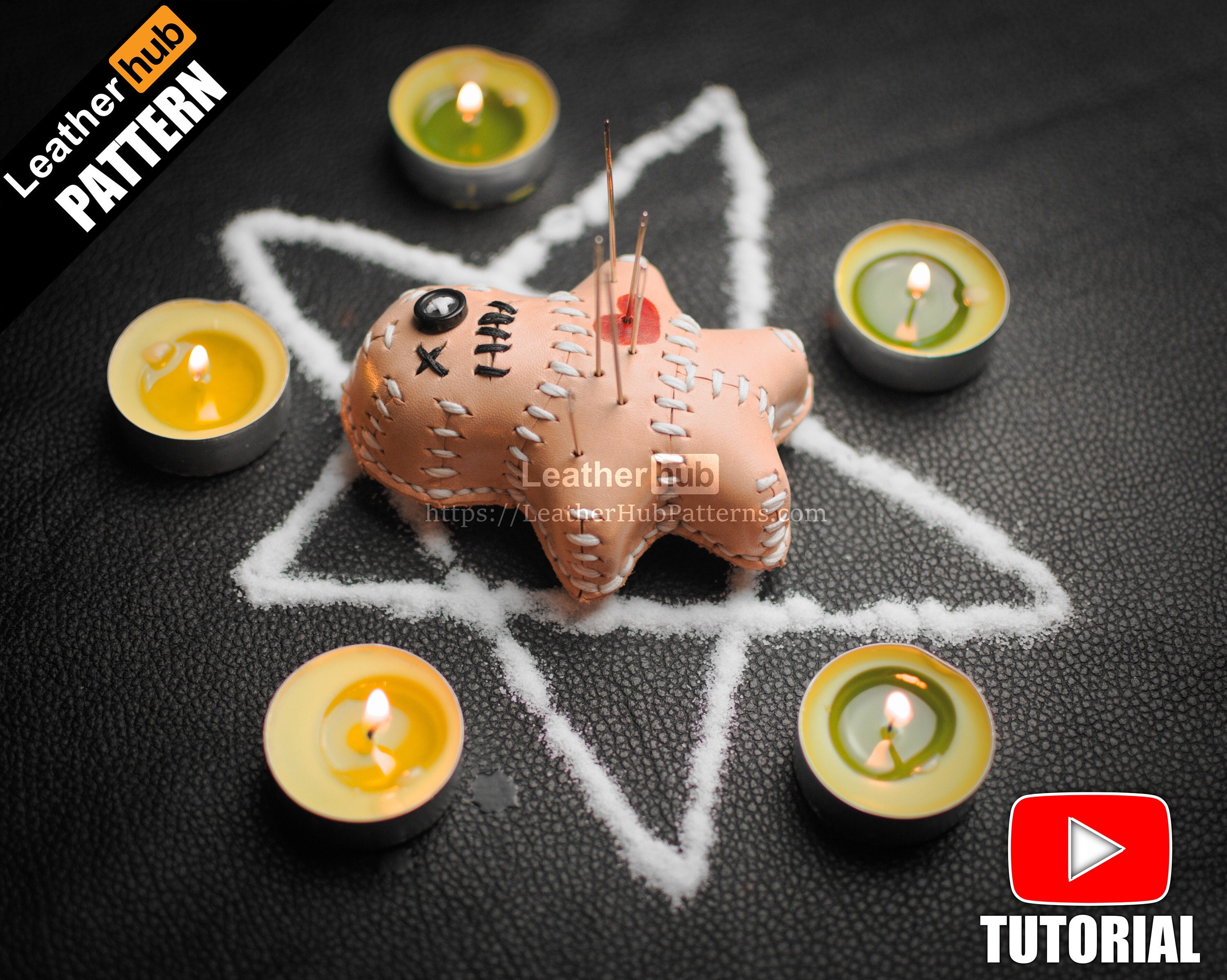 Voodoo Doll Leather Pattern PDF by Leatherhub | Etsy Canada