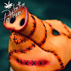 Pig Leather Mask Pattern PDF - the Pigenstein - by Leatherhubpatterns ...