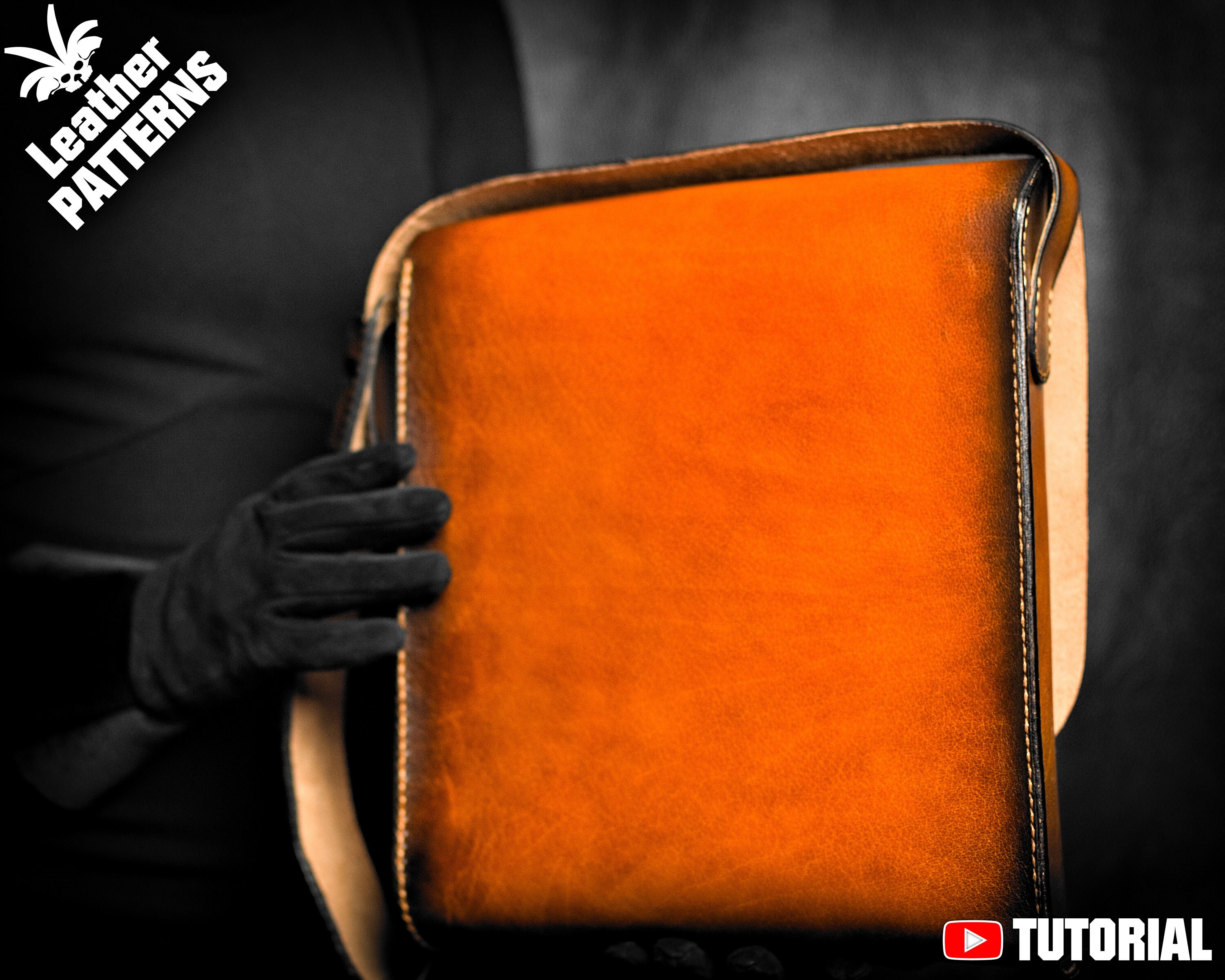 Leather bag pattern PDF - by LeatherHubPatterns