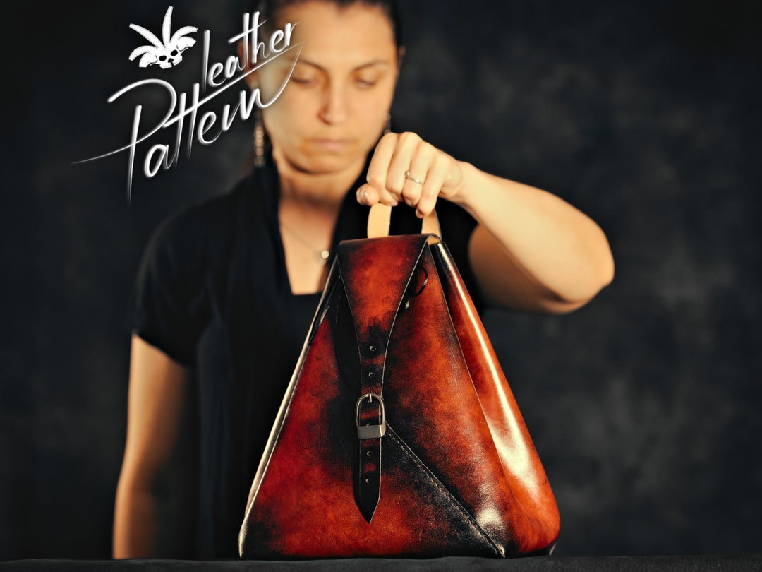 Leather Backpack Pattern PDF - the Prism - by Leatherhubpatterns - Etsy