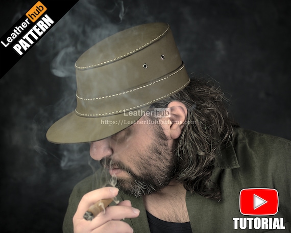 Leather Patrol Cap Pattern PDF the Ridgeway Cap by - Etsy