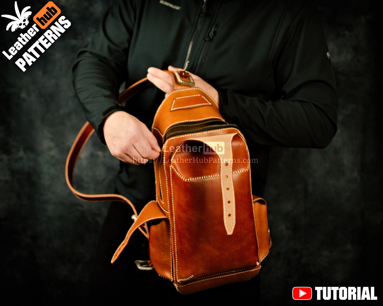 Sling Bag Leather Pattern PDF by Leatherhub - Etsy