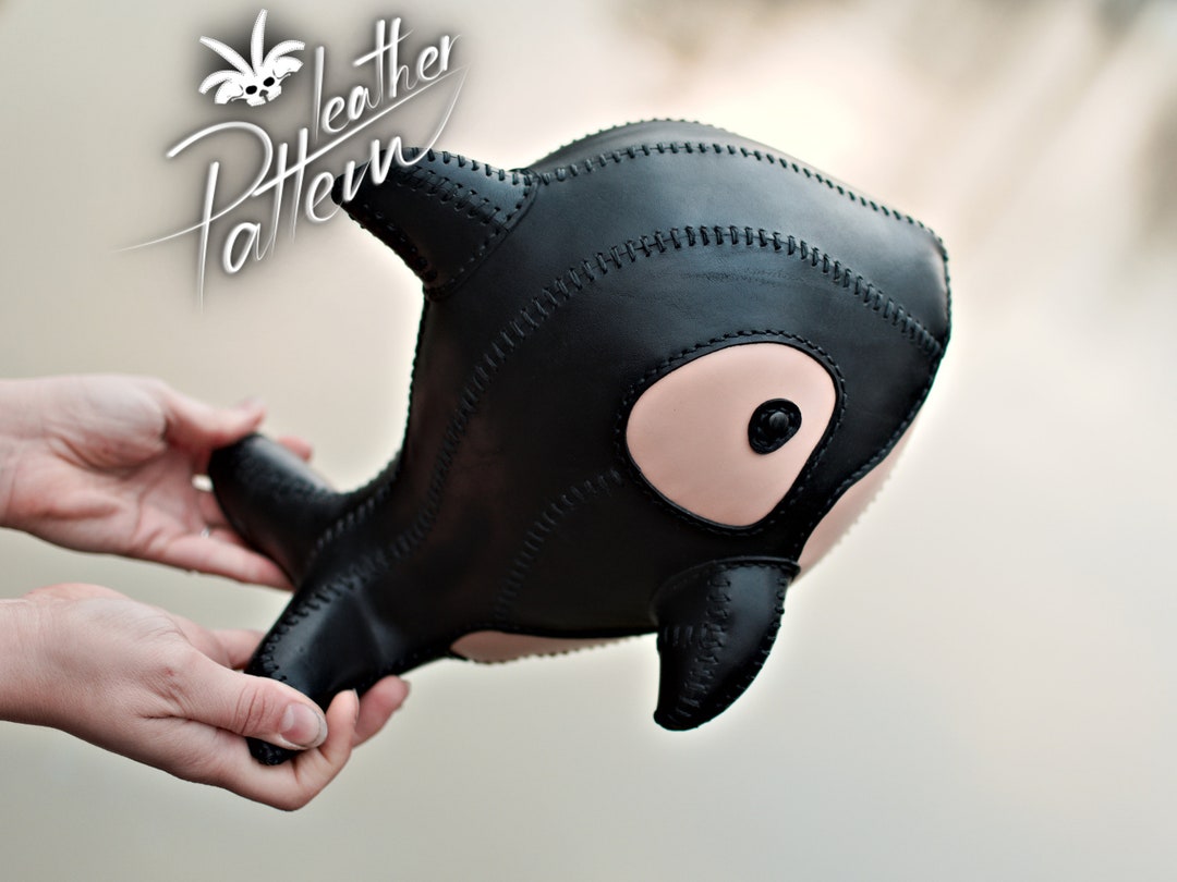 Orca Leather Pattern PDF by Leatherhubpatterns - Etsy