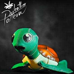 Toy Turtle Leather Pattern PDF - by Leatherhubpatterns - Etsy