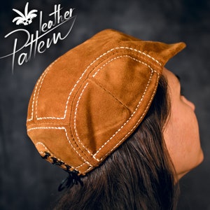 Flat Cap Leather Pattern PDF - by Leatherhubpatterns - Etsy
