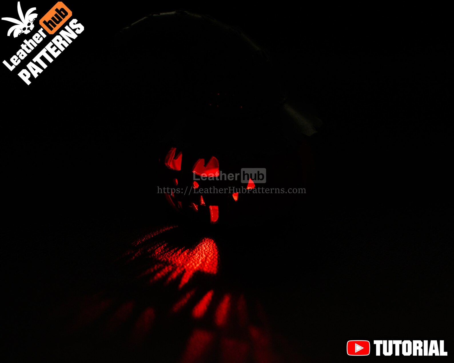 Jack O'lantern Pumpkin Leather Pattern PDF by Leatherhub - Etsy