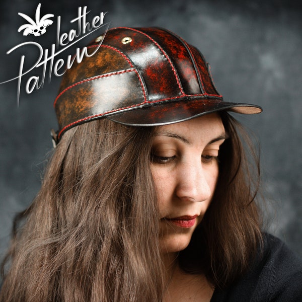 Leather Cap Pattern - Etsy