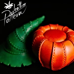 Jack O'lantern Pumpkin Leather Pattern PDF - by Leatherhubpatterns - Etsy