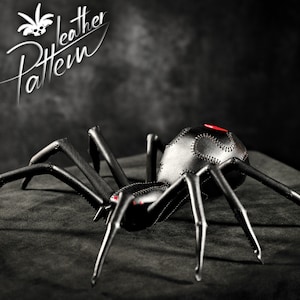 Spider Leather Pattern PDF - by Leatherhubpatterns - Etsy