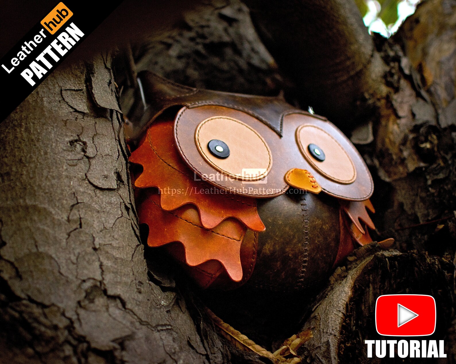 Owl Leather Bag Pattern PDF by Leatherhub - Etsy