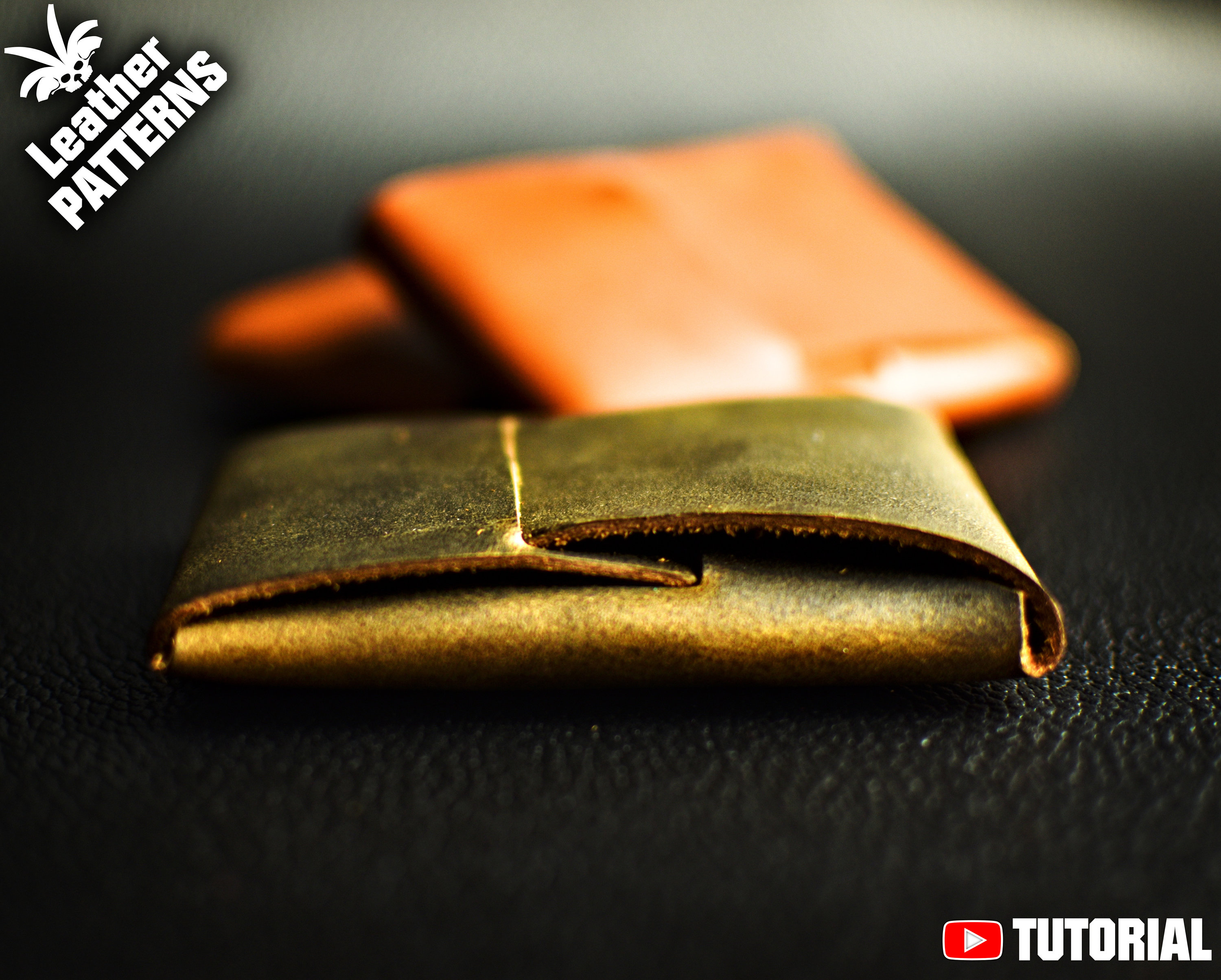 Wallet leather pattern PDF - by LeatherHubPatterns