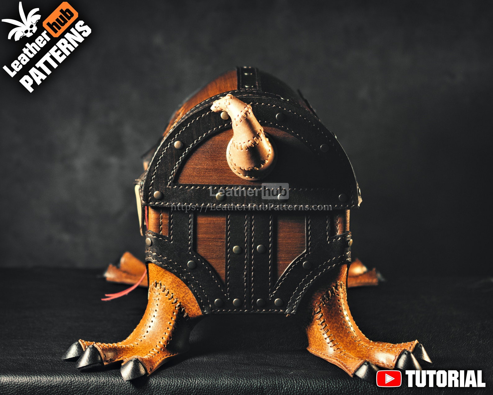 Mimic Chest Leather Pattern PDF by Leatherhub - Etsy