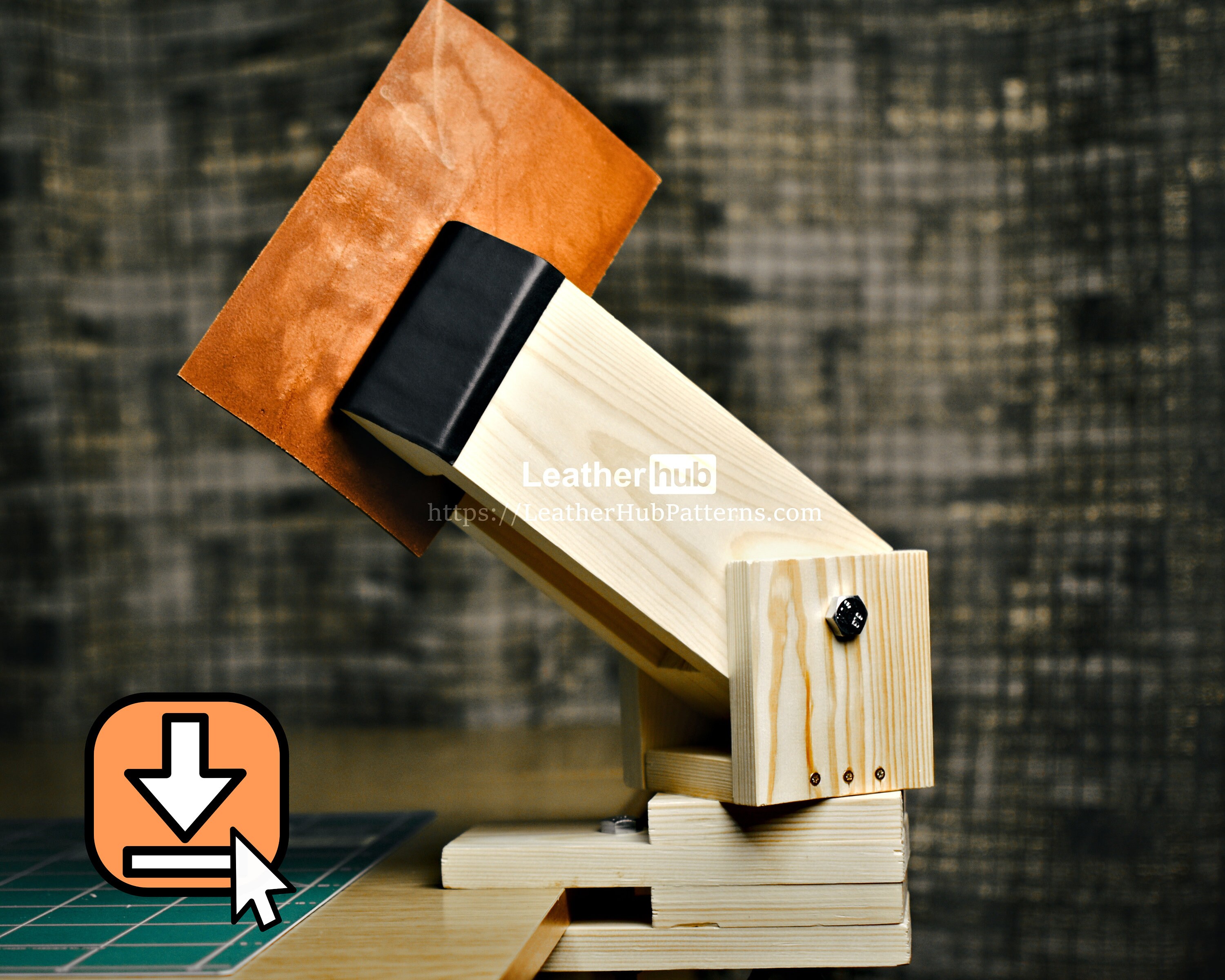 Stitching pony pattern PDF template and DIY video tutorial