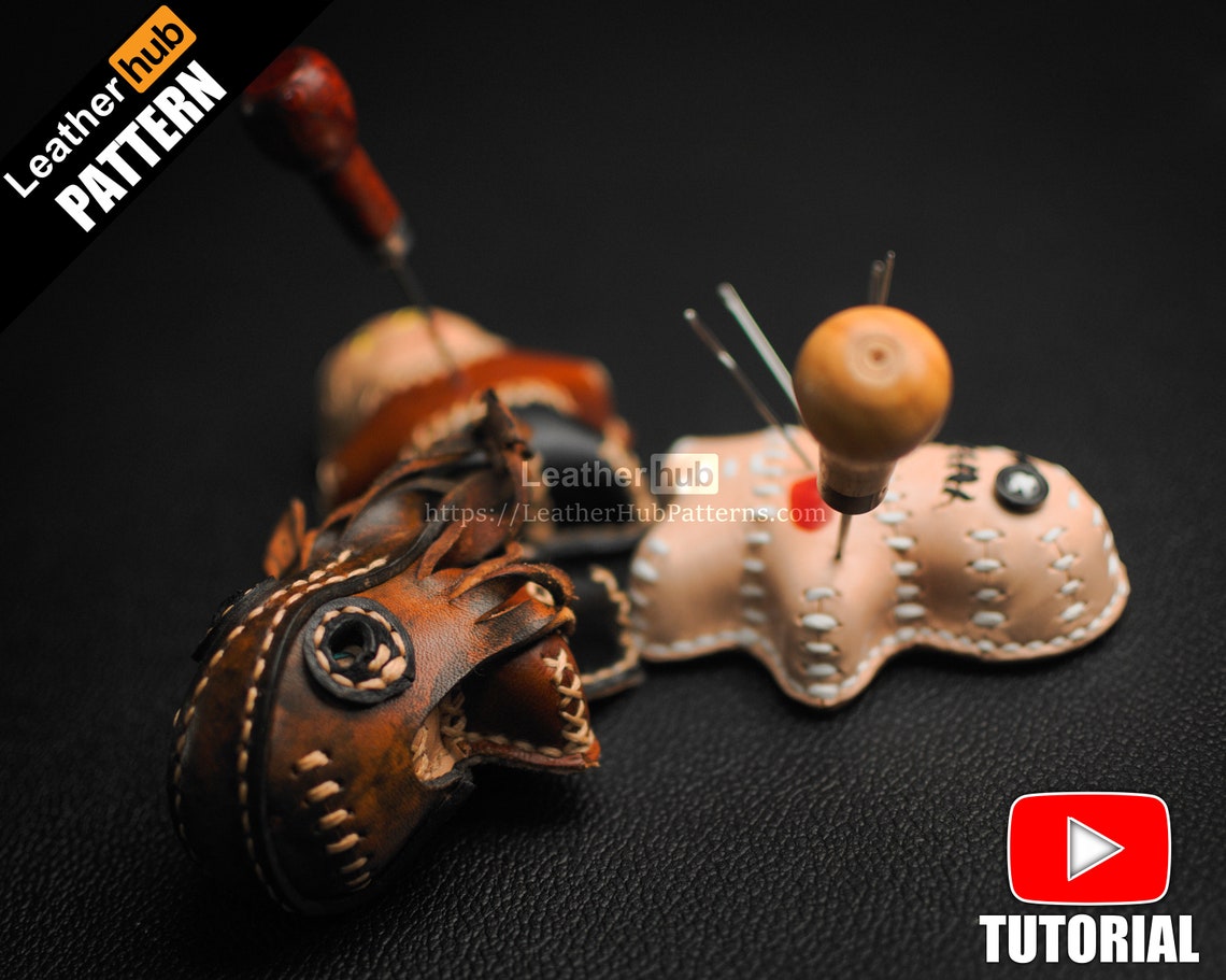 Cthulhu Keychain Leather Pattern PDF by Leatherhub - Etsy