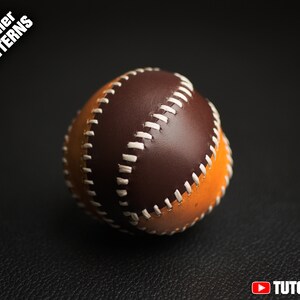 Baseball Leather Pattern PDF by Leatherhubpatterns - Etsy