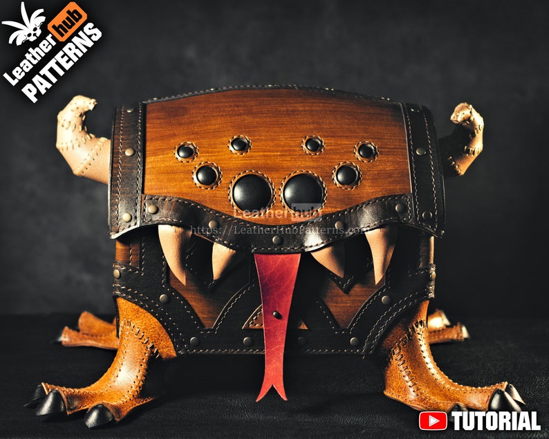 Mimic Chest Leather Pattern PDF by Leatherhub - Etsy