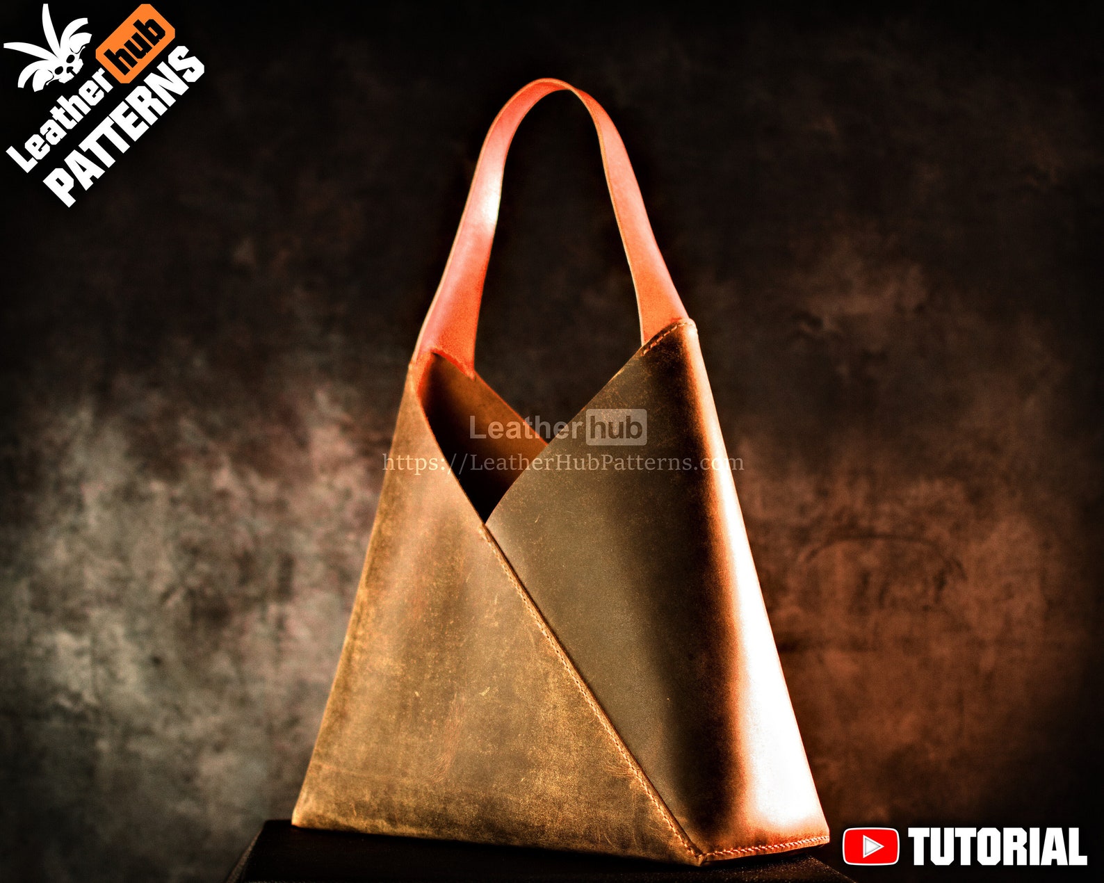 Tote Bag Leather Pattern PDF Julie by Leatherhub - Etsy