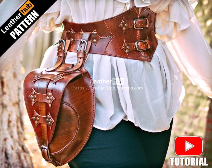 Leather hub patterns and templates