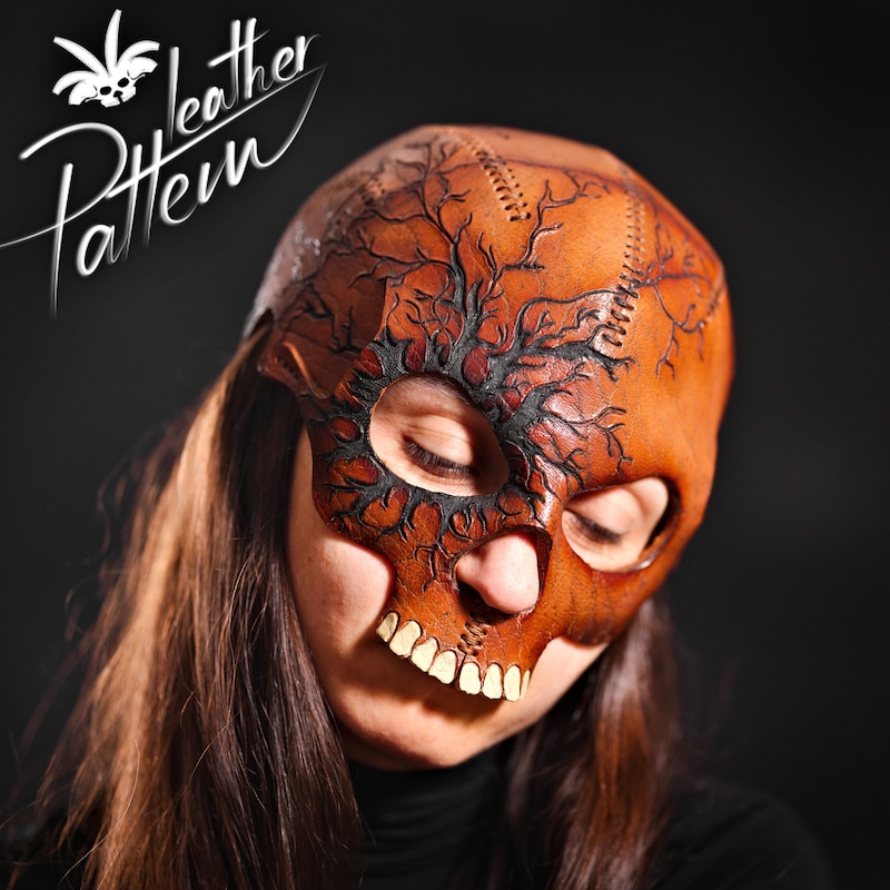 Witches Skull Mask - Etsy