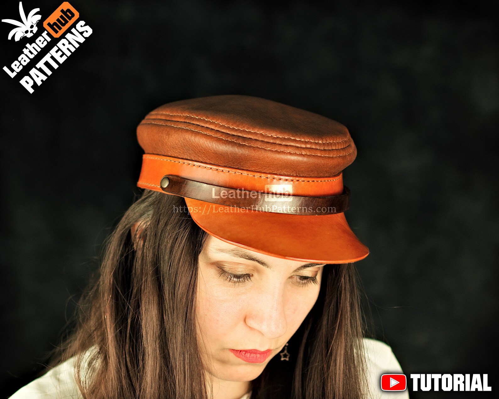 Leather Vintage Cap Pattern PDF by Leatherhub - Etsy