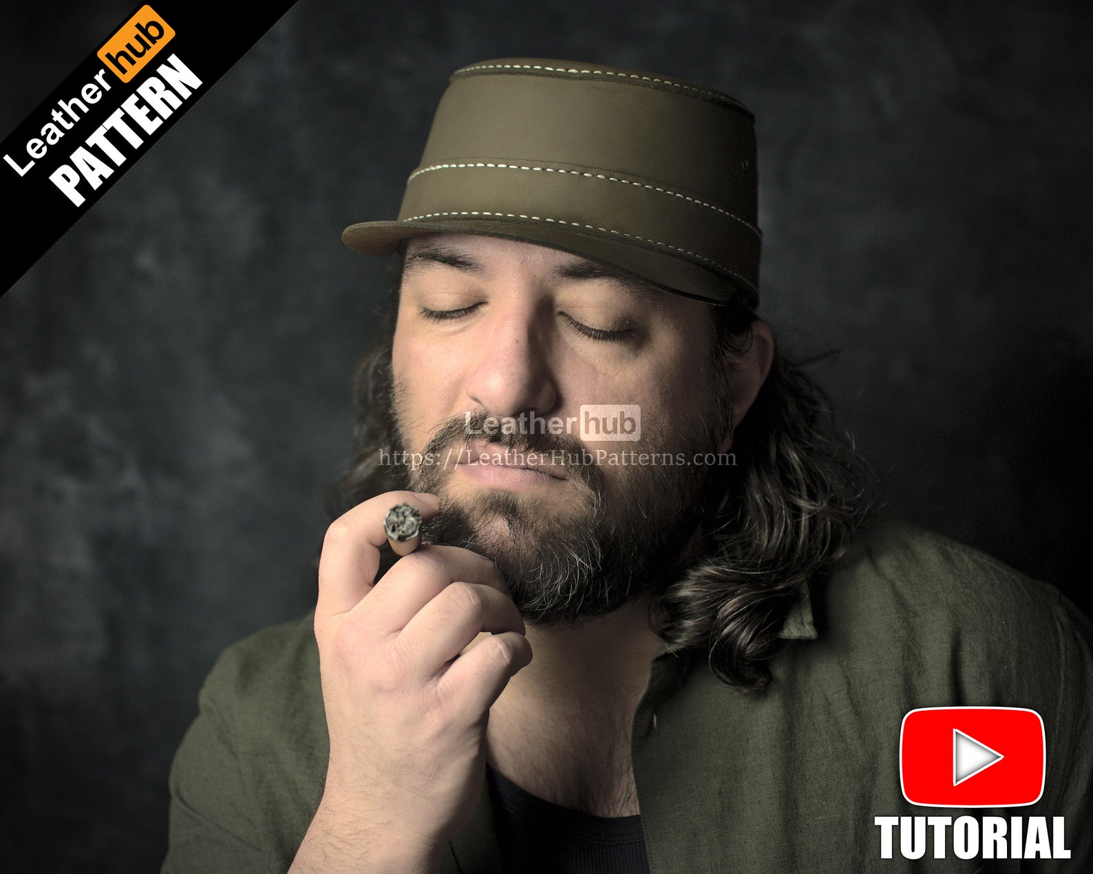 Leather Patrol Cap Pattern PDF the Ridgeway Cap by - Etsy