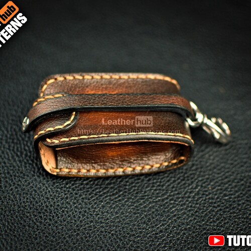 DIY Leather Key Case PDF Pattern VIDEO - Etsy