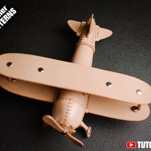 Toy Plane Leather Pattern PDF by Leatherhubpatterns - Etsy