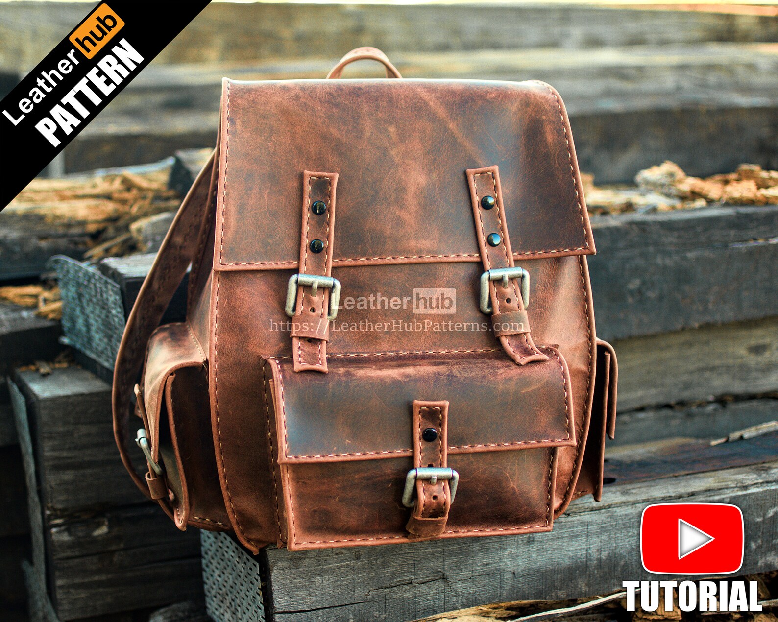 Hiking Backpack Leather Pattern PDF by Leatherhub - Etsy