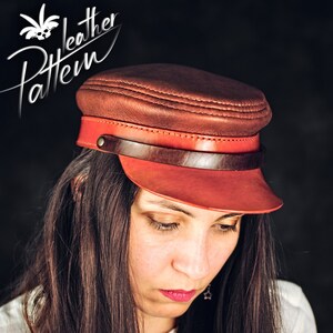 Leather Vintage Cap Pattern PDF - by Leatherhubpatterns - Etsy
