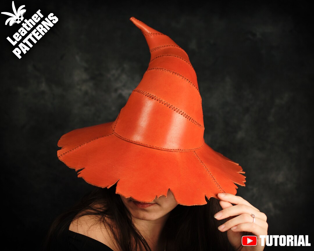 Wizard Hat Leather Pattern PDF by Leatherhubpatterns - Etsy