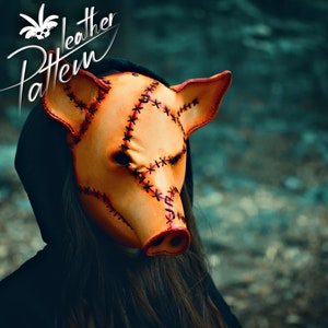 Pig Leather Mask Pattern PDF the Pigenstein by - Etsy