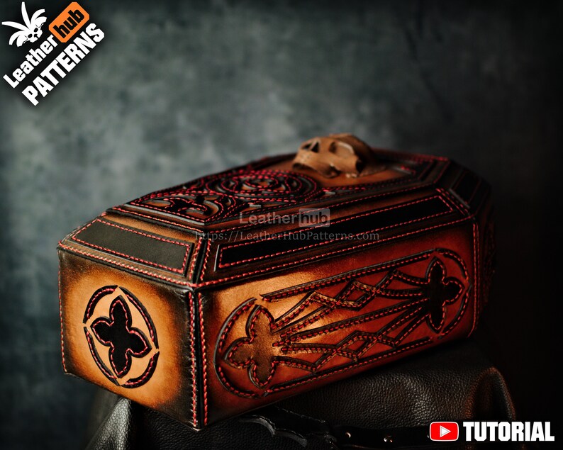 Coffin Backpack Leather Pattern PDF by Leatherhub - Etsy