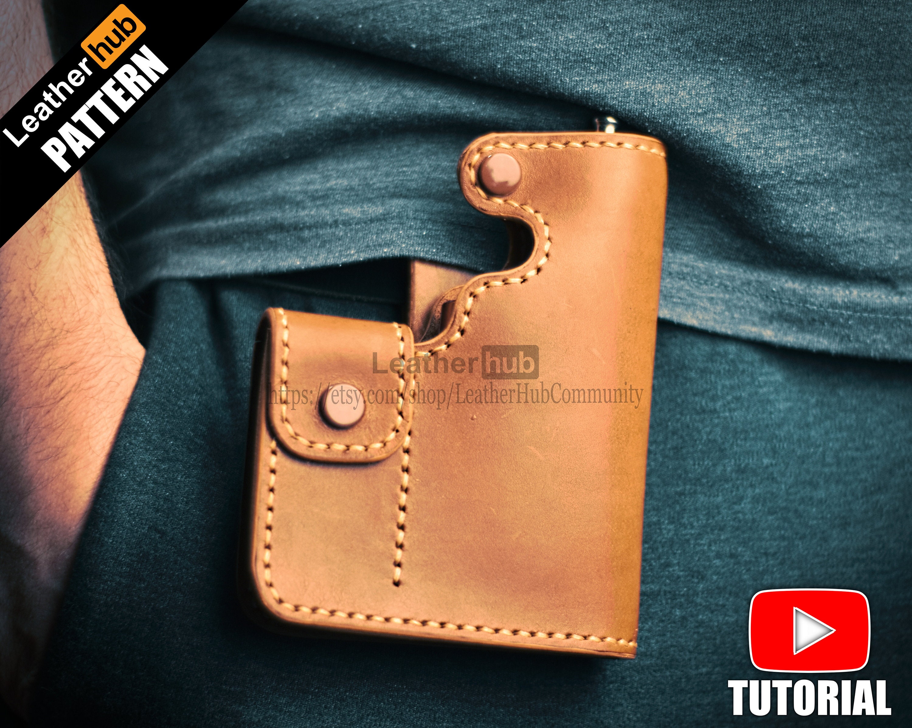 Vape Bag Leather Pattern PDF by Leatherhub - Etsy