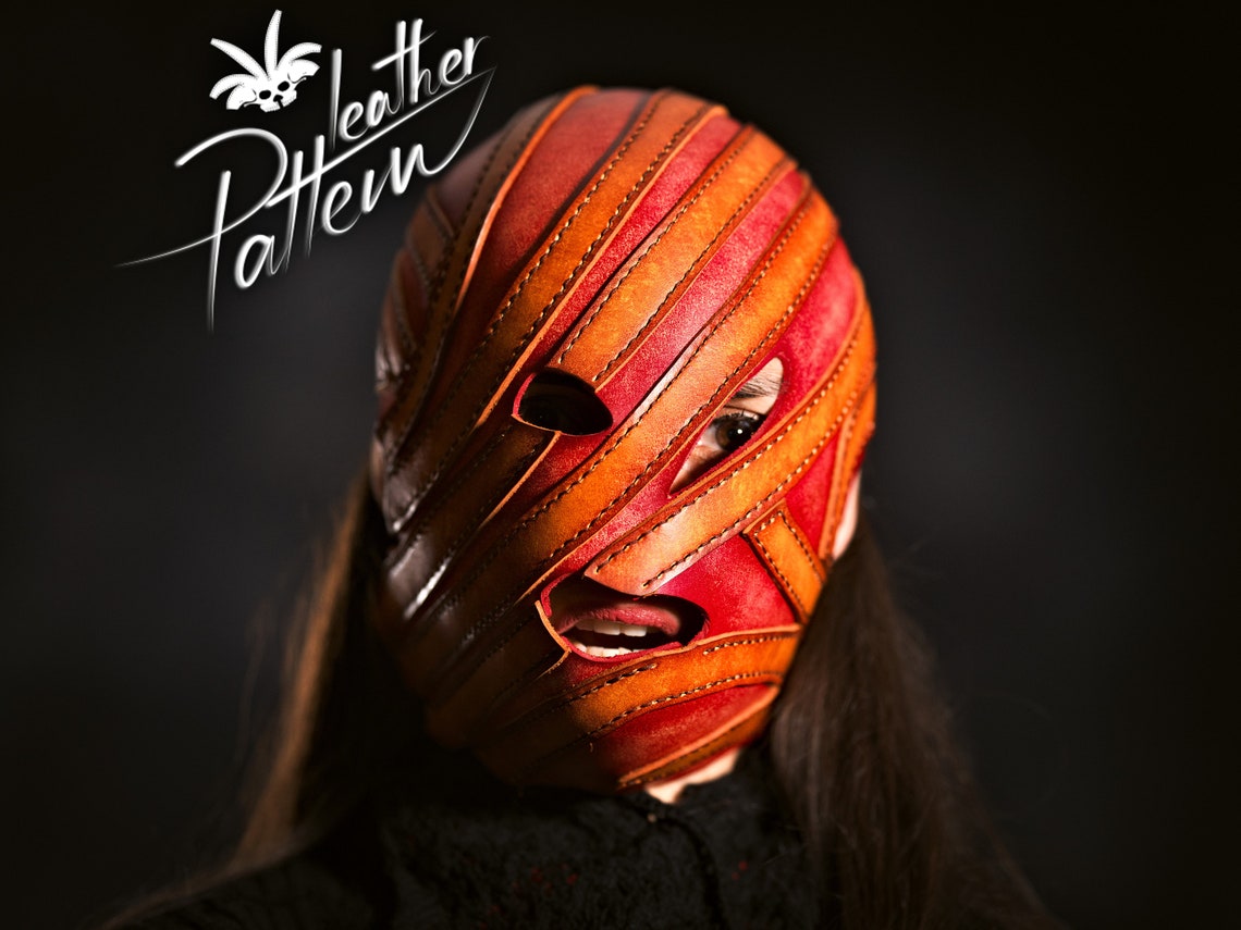 Mummy Mask Leather Pattern PDF - by Leatherhubpatterns - Etsy